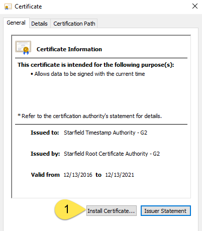 Installation Error ‘invalid digital signature’