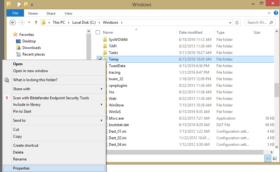 Error With Temporary Directory 